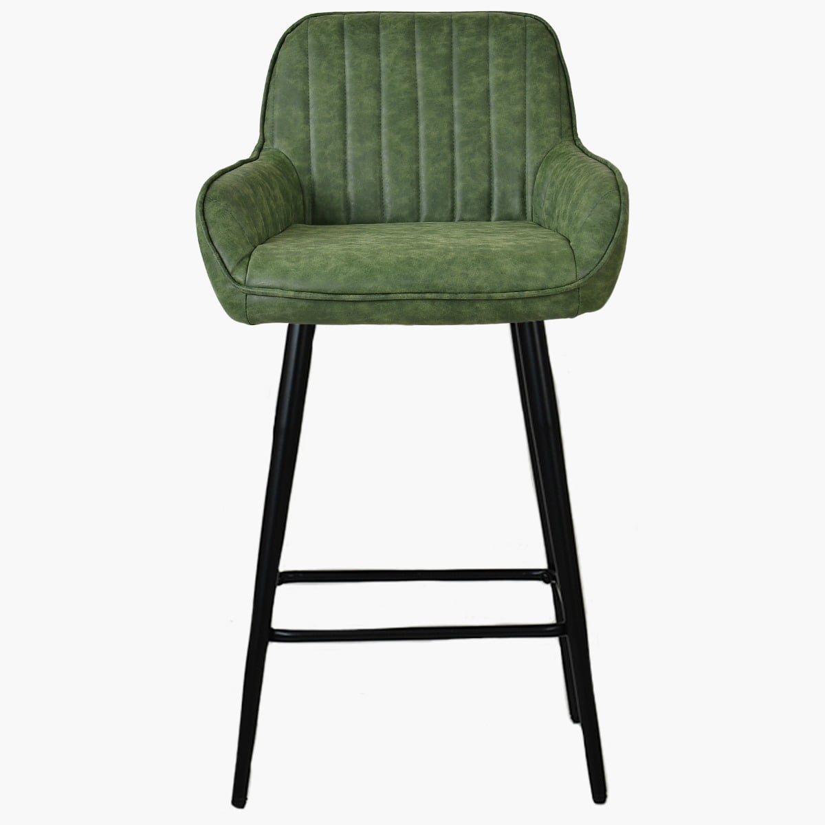 Green Bar Stools in Velvet, Leather & Fabric | Lakeland Furniture